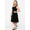 Judy Logan - Sleeveless tank swing dress - Black. Colour: black. Size ...