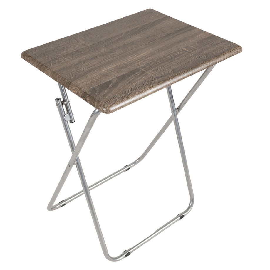 MDF Folding tray table. Colour: brown | Rossy