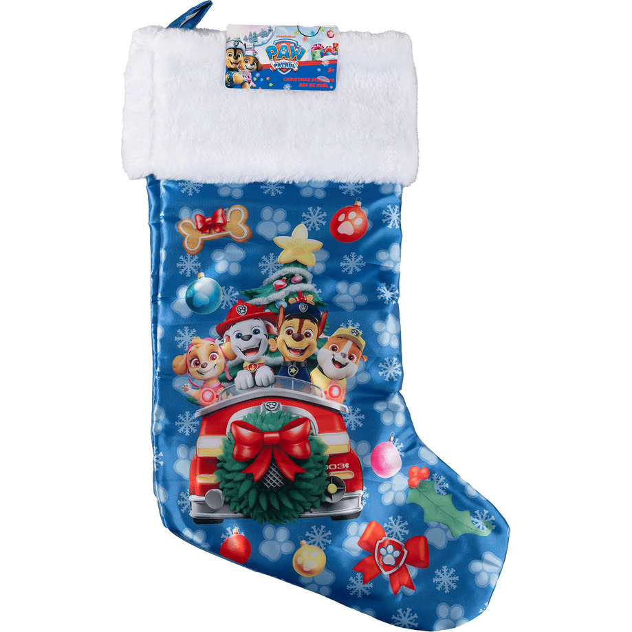 Paw Patrol - Christmas stocking, 21". Colour: blue | Rossy